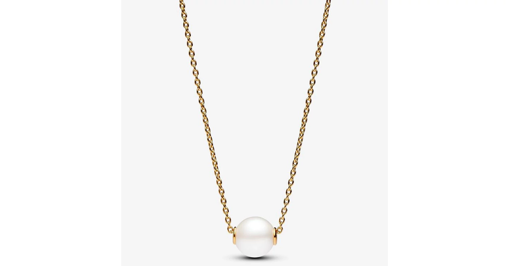 Pandora sárga arany édesvízi gyöngy nyaklánc - 363167C01-45 - Pandora ...