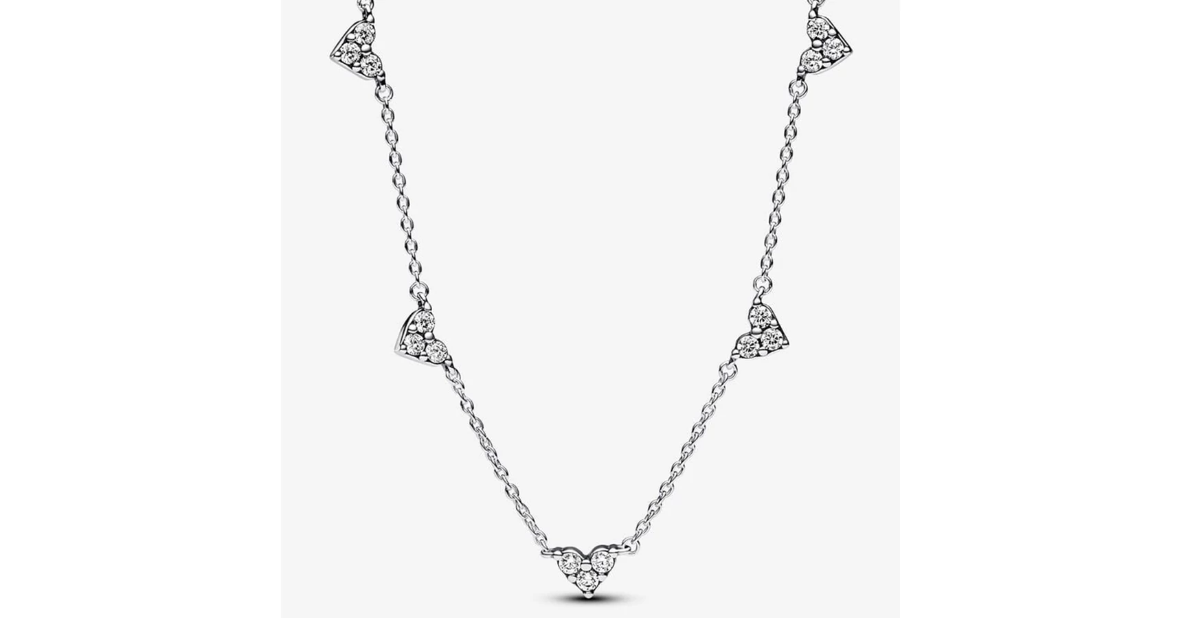 Pandora tripla köves szív nyaklánc - 393160C01-45 - Pandora nyakláncok ...