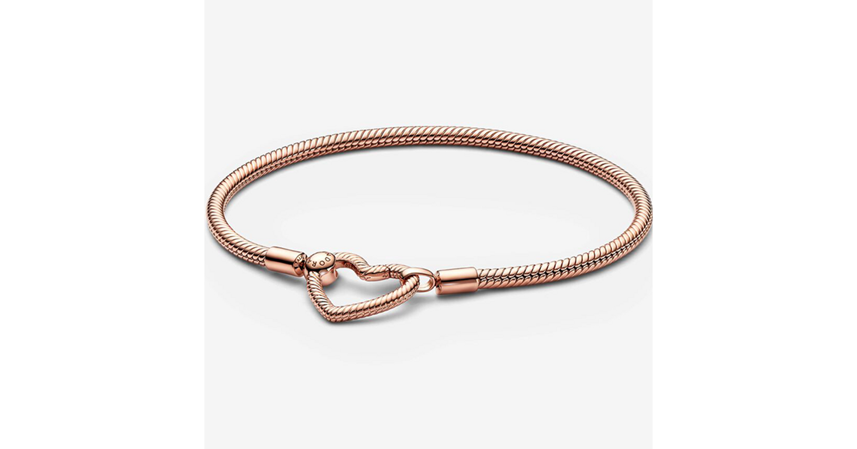 Pandora szív záras Moments rozé arany karkötő - 582257C00-17 - Pandora ...