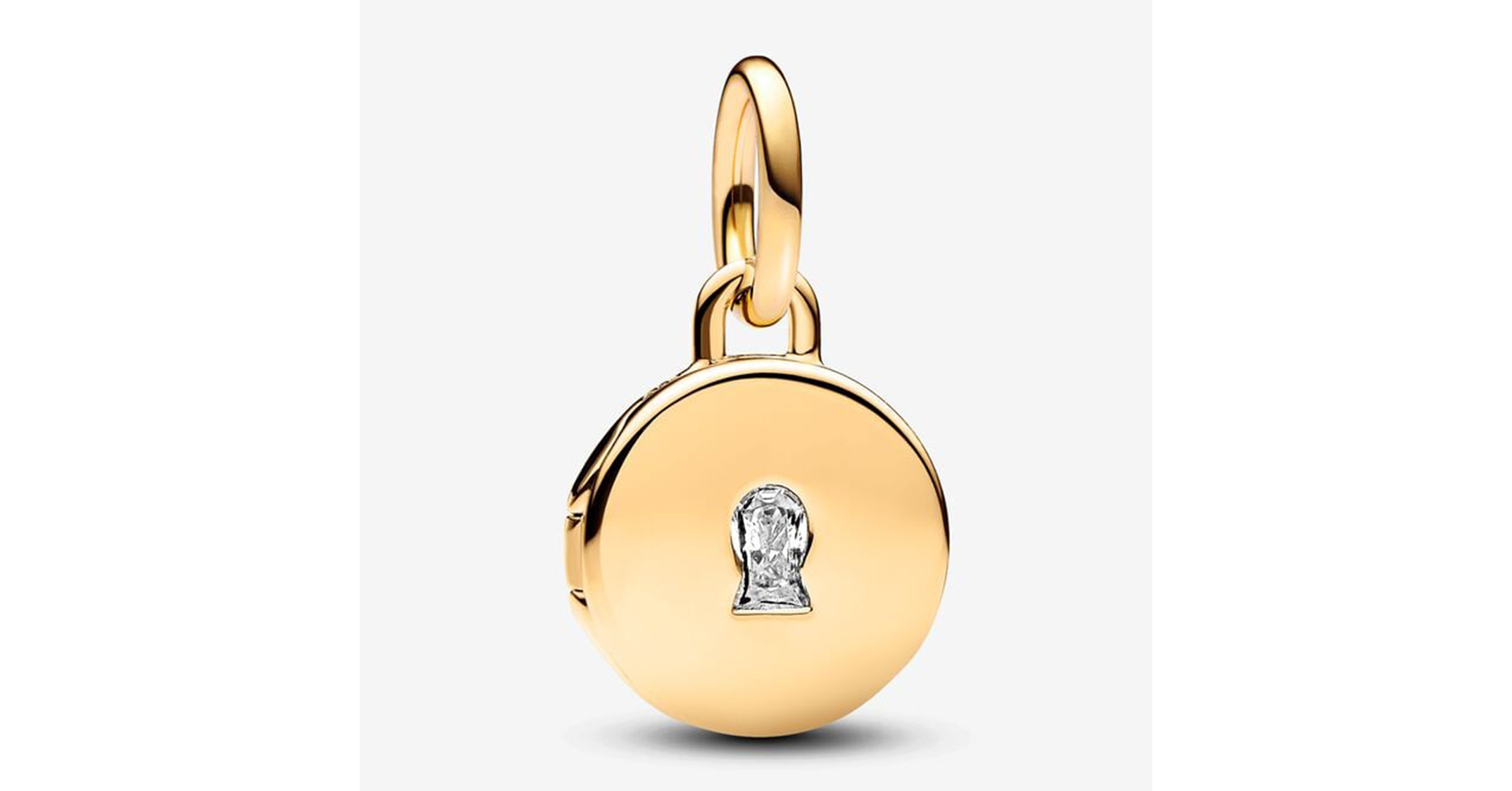 Pandora arany nyitható és gravírozható szeretet függő - 763066C01 ...