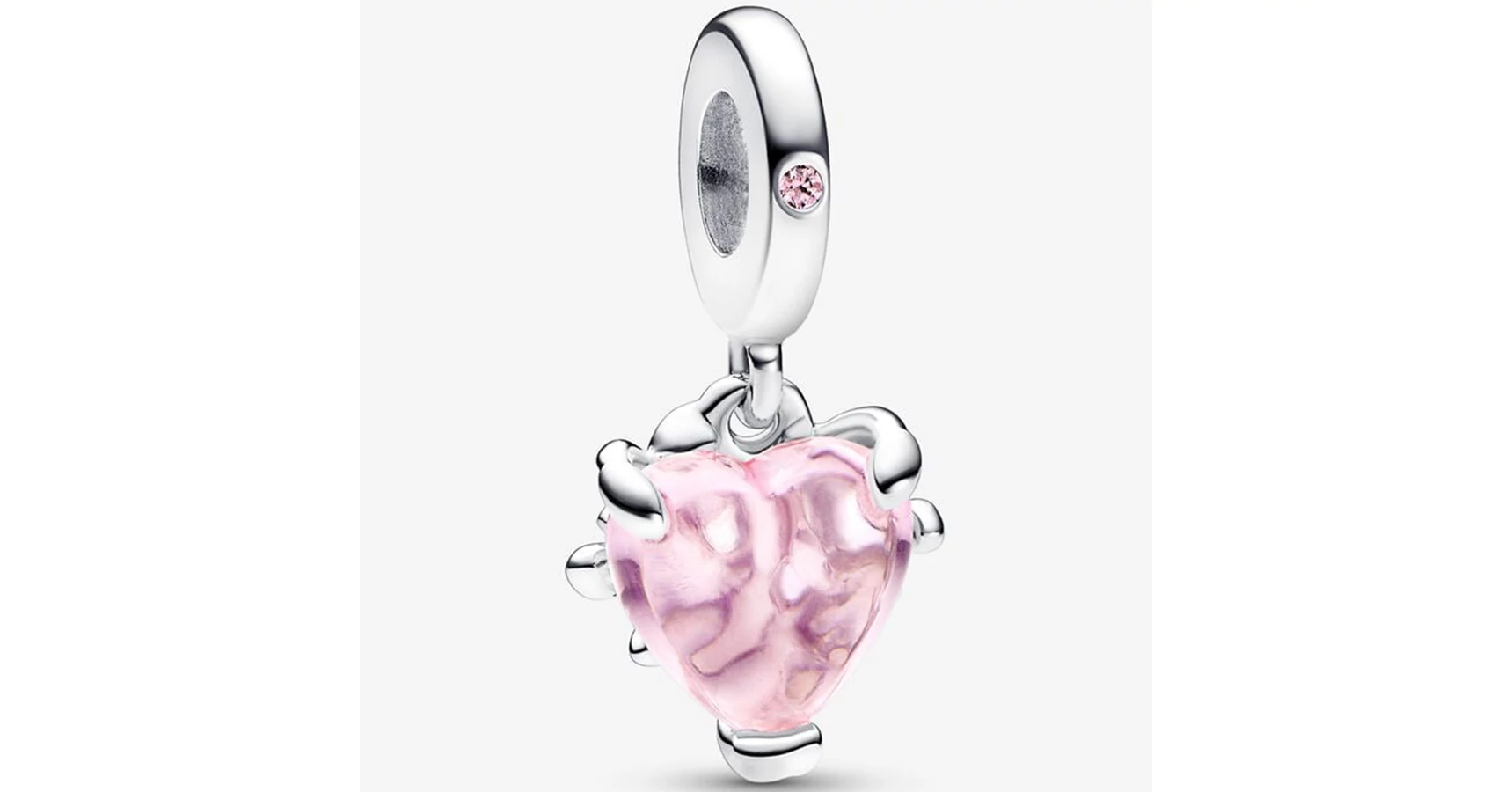 Pandora rózsaszín családfa és szív függő - 792654C01 - Pandora charmok ...