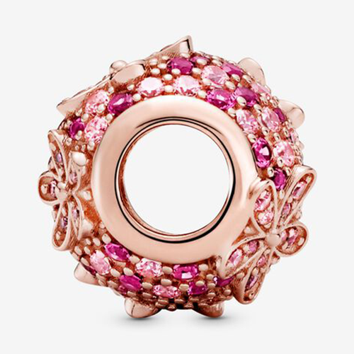 Pandora rózsaszín Pavé százszorszép charm - 788797C01 - Pandora charmok ...