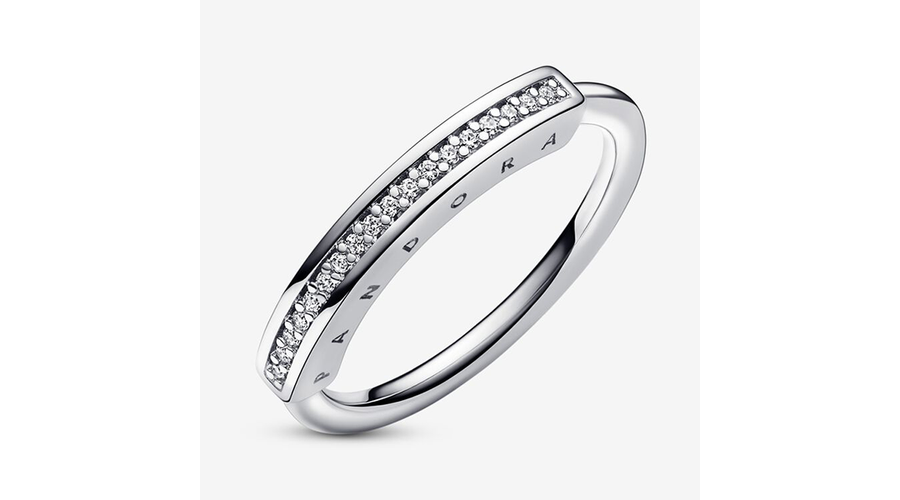 Pandora ezüst Signature I-D gyűrű - 192283C01-48 - Pandora gyűrűk ...