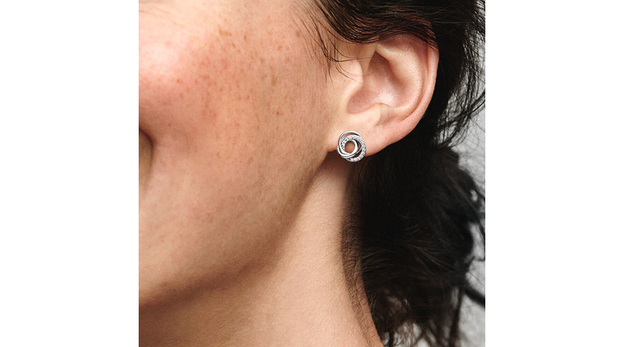 Pandora család mindörökké fülbevaló - 291076C01 - Pandora fülbevalók ...